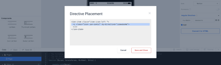 Creator Adds Custom Code Support - Ionic Blog