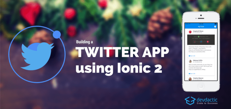 Building a Twitter App with Ionic 2 - Ionic Blog