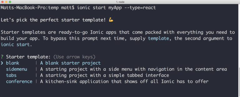 Ionic Cli V500 Brings Ionic React Beta Support Ionic Blog