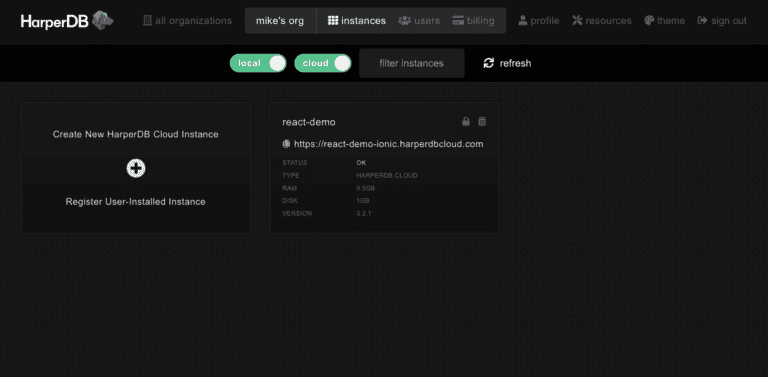 Using HarperDB in your Ionic App - Ionic Blog