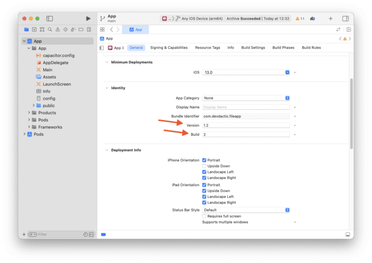 Building And Releasing Your Capacitor iOS App - Ionic Blog Building And Releasing Your Capacitor iOS App - Ionic Blog