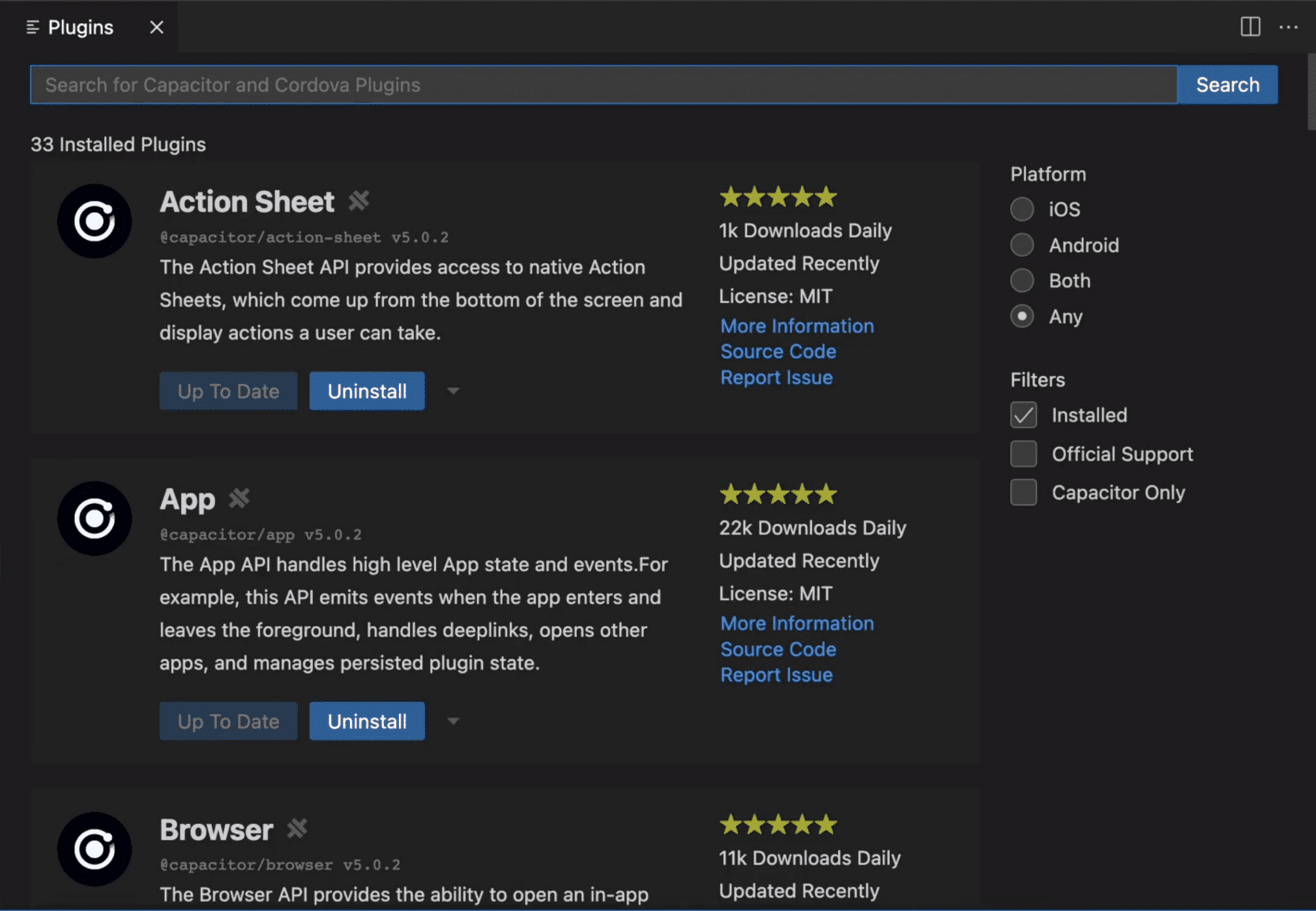 A New Capacitor Plugin Registry for Enhanced Discoverability - Ionic Blog
