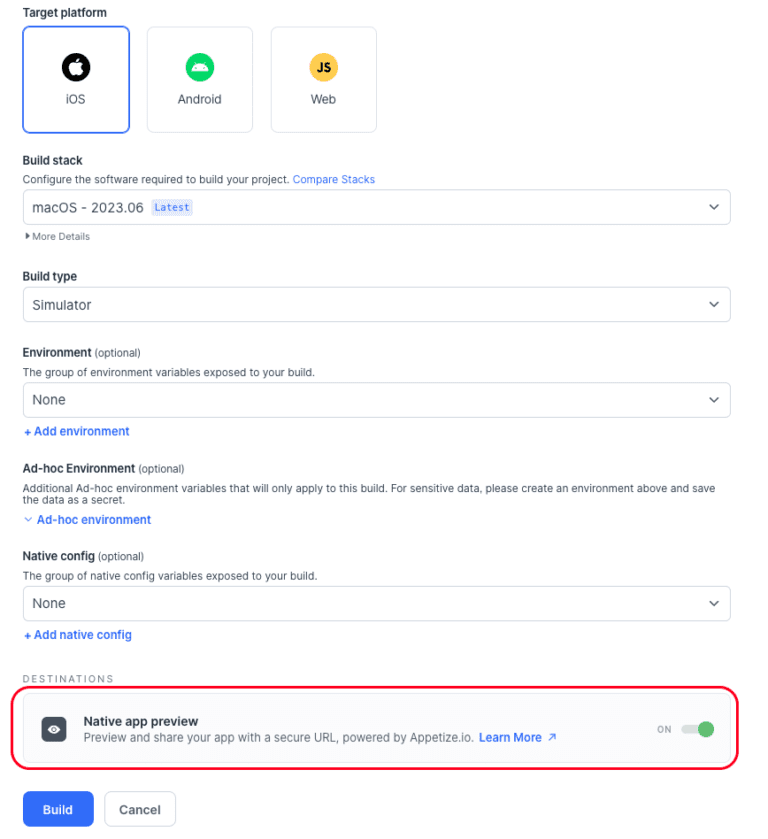 Simplify native build testing with Native App Previews in Appflow ...